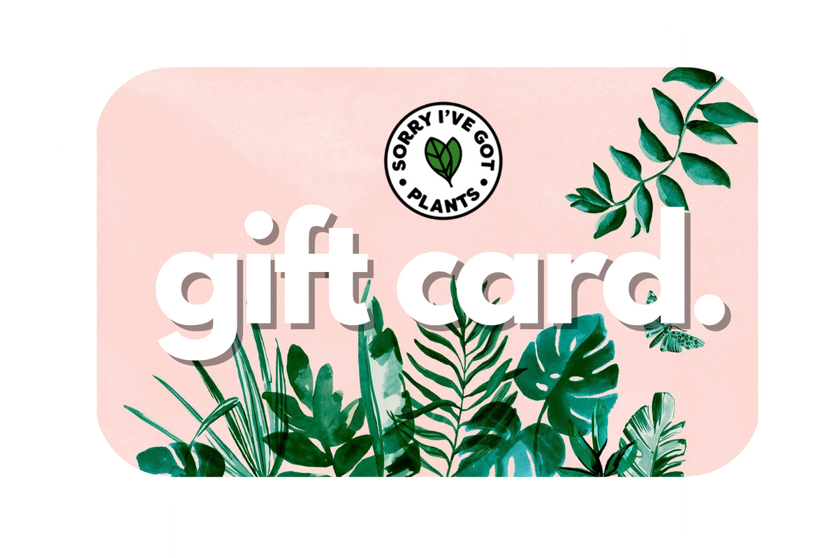 Gift Cards - Give The Gift of Plants – Sorry I've Got Plants